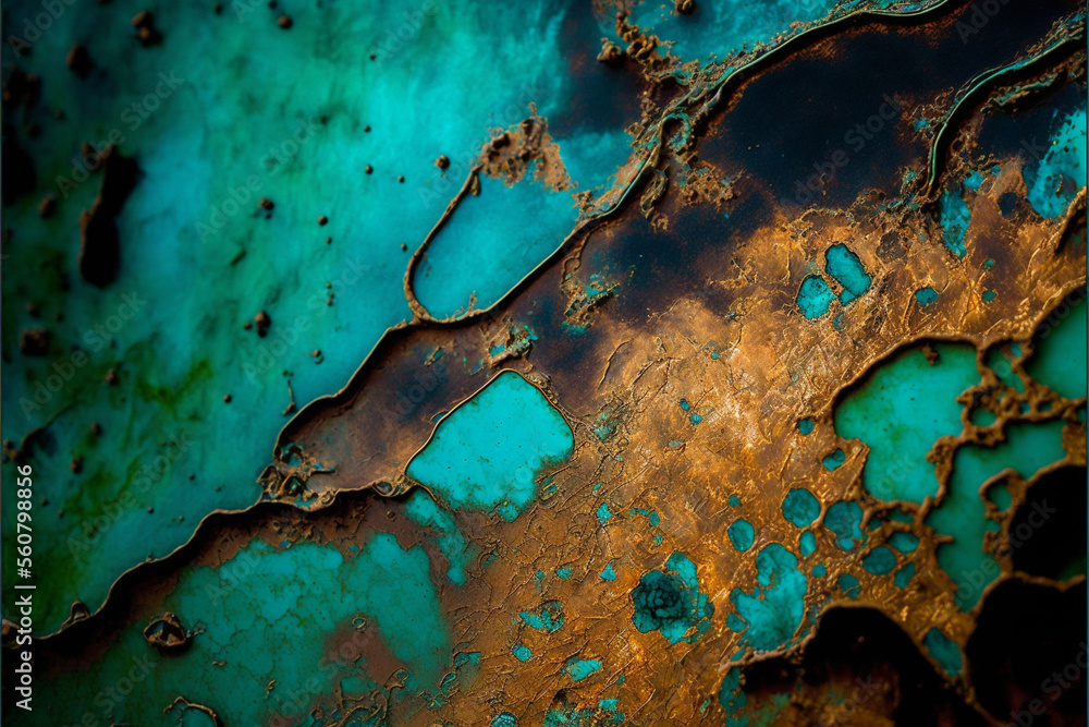 background Patina is a thin layer that variously forms on the surface ...