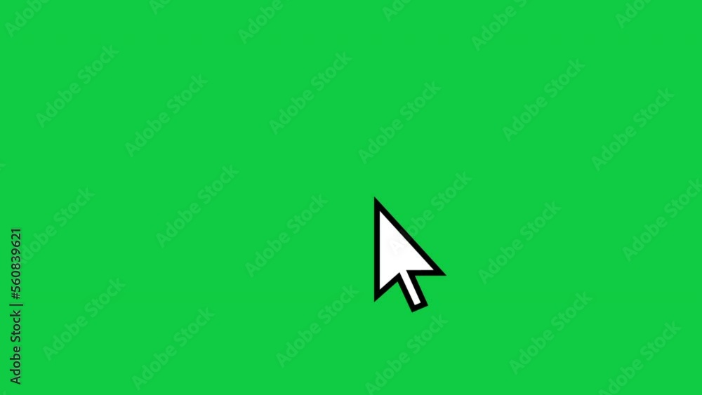 Hand touch and arrow click. different pointers, pixel art, 3D and ...