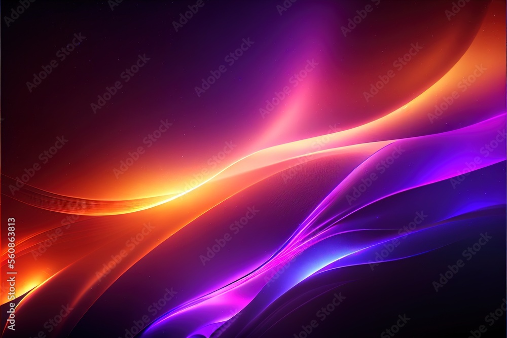 aurora texture gradient created with generative ai technology Stock ...