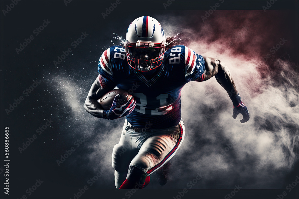 American football themed poster and wallpaper for Super Bowl featuring ...