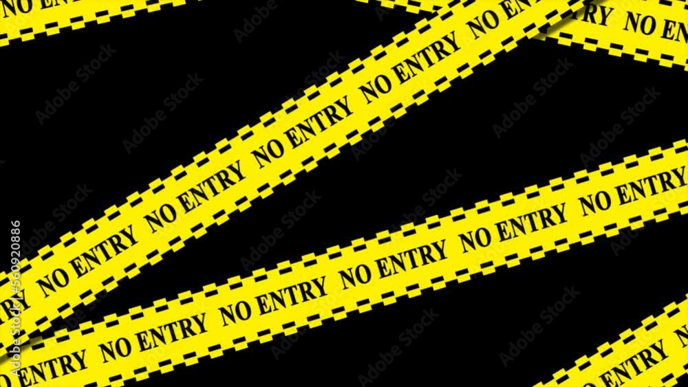 No entry animation. Animation of the yellow ribbon in the alpha channel ...