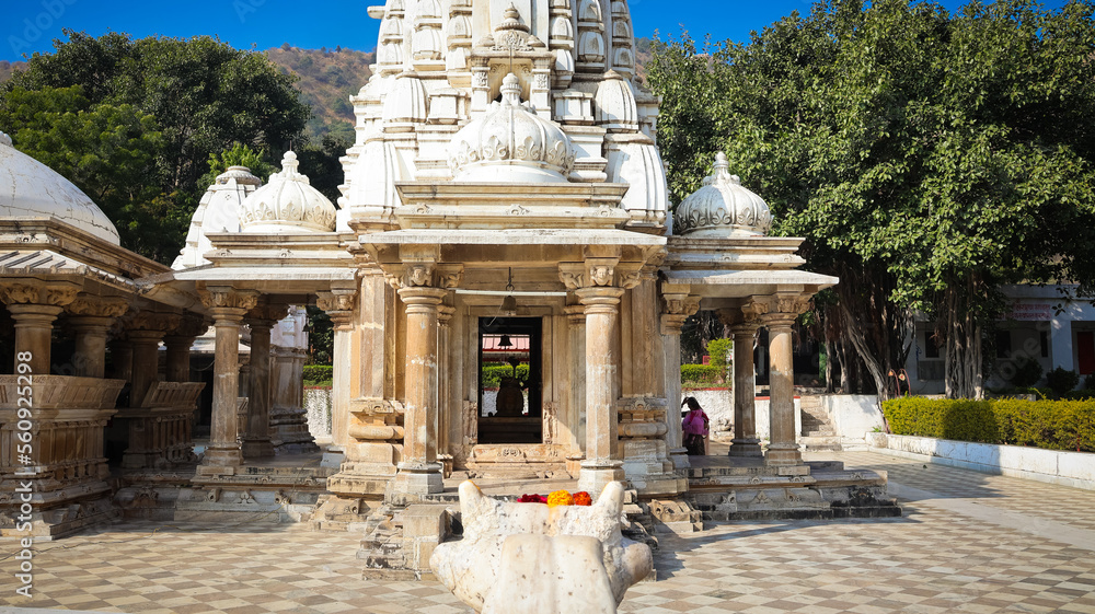 Udaipur, Rajasthan, India 13th January 2023: Amrakh Ji Mahadev Temple ...