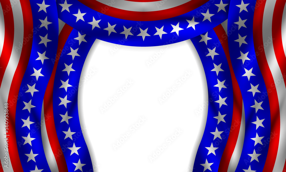 American flag borders background for banners for American national ...