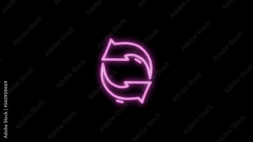 Neon light doodle effect. yellow led light hand drawn doodle element ...