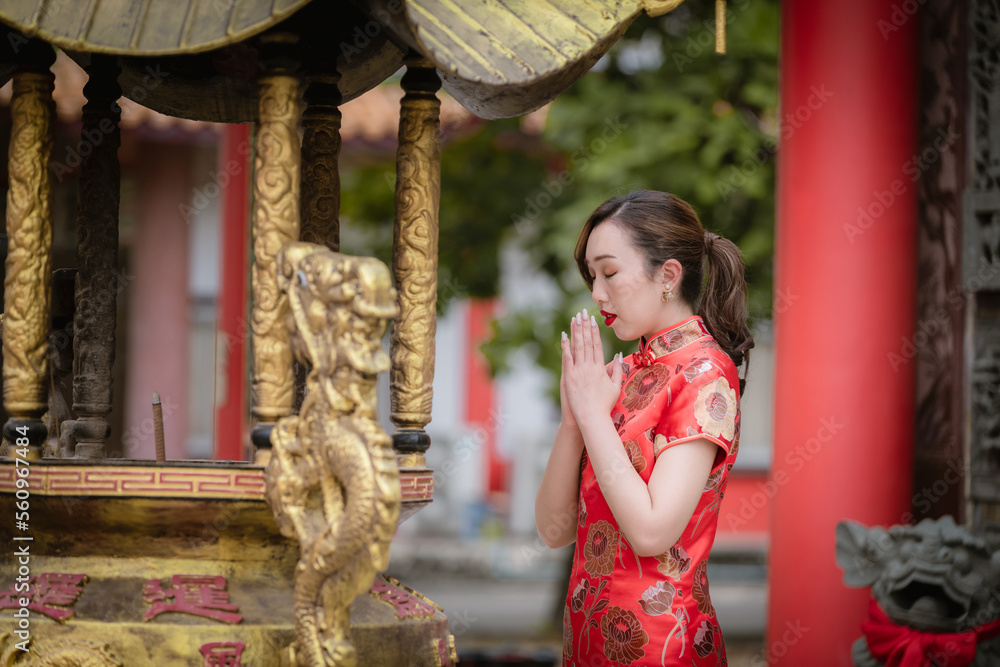 Portrait Asian Chinese Girl Wearing Dress Traditional Cheongsam Suit portrait-asian-chinese-girl-wearing-dress-traditional-cheongsam-suit