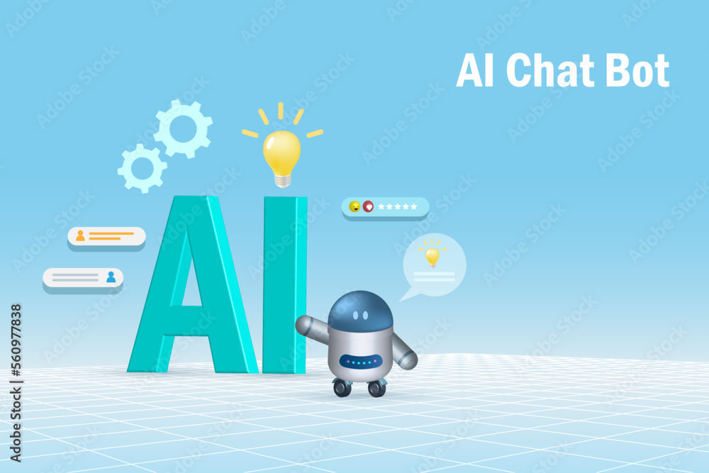 Chat GPT. Artificial intelligence chat robot communicates with human ...