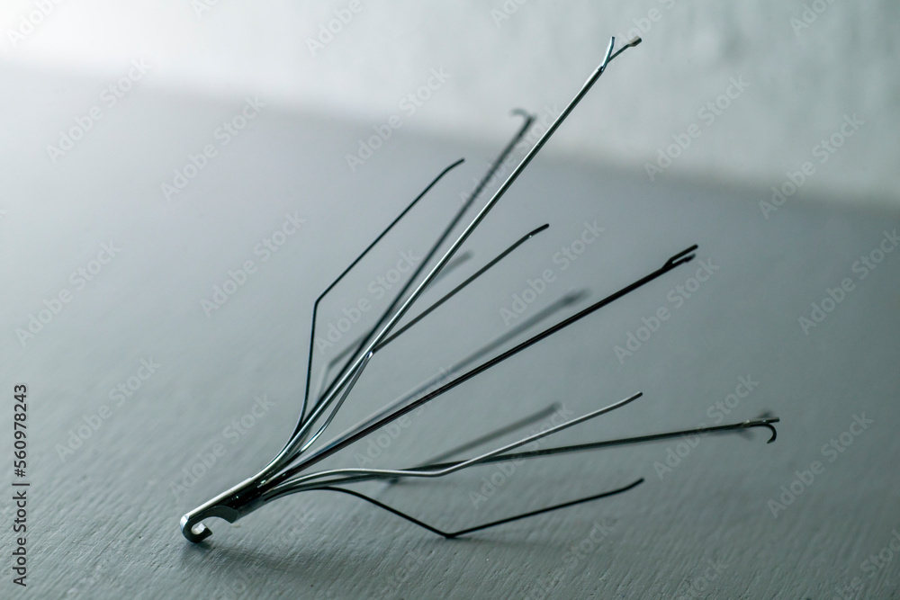 medical device. IVC filter for prevention of pulmonary embolism Stock ...