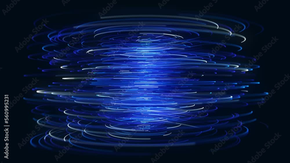 Spinning Lines Background/ 4k animation of an abstract slow motion ...