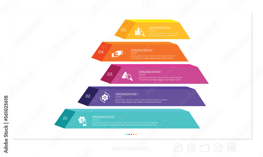 Business data visualization. timeline infographic icons designed for ...