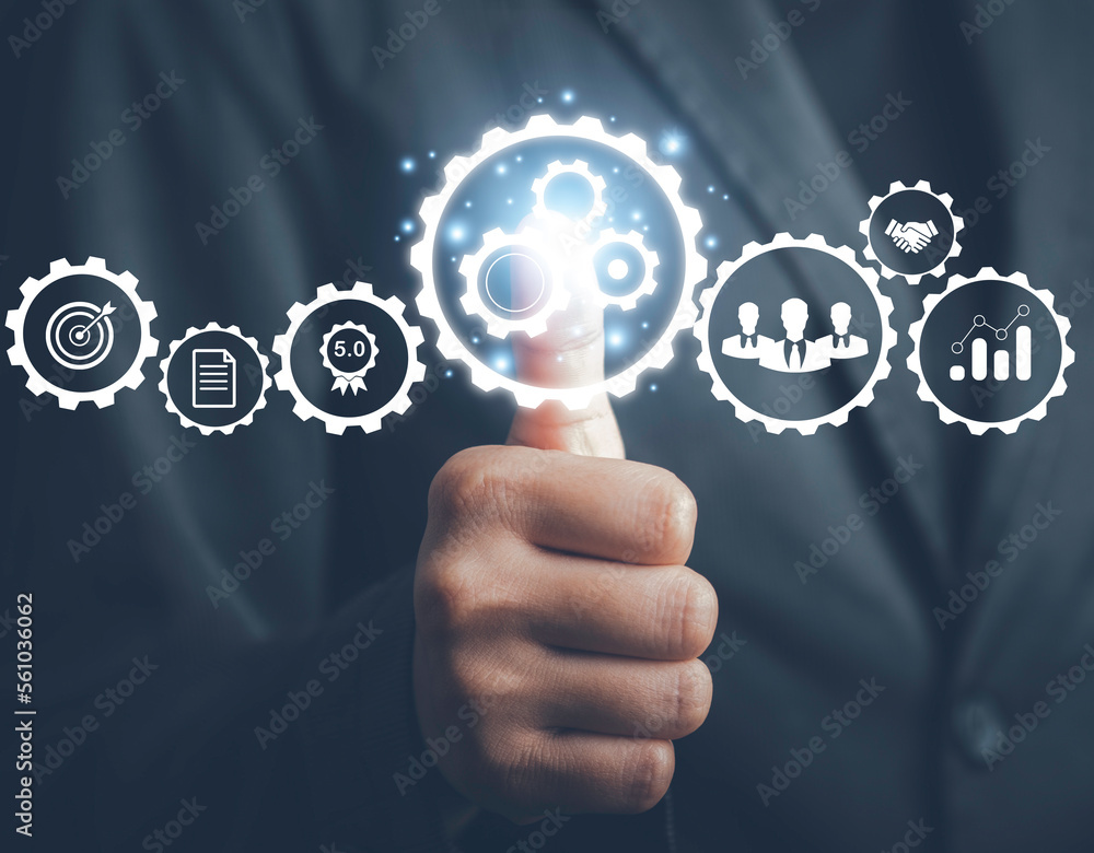 Operation management Business process control optimisation industrial technology and workflow ...