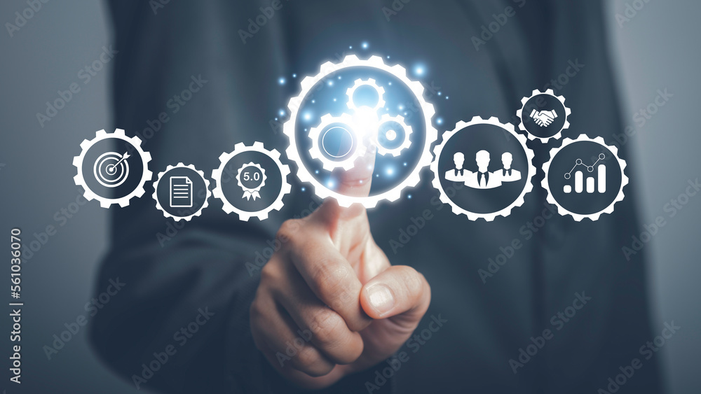 Operation management Business process control optimisation industrial technology and workflow ...