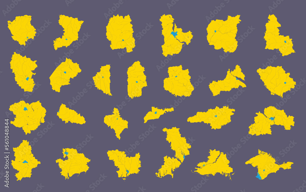 Administrative divisions of Ukraine - maps of the regions of Ukraine ...