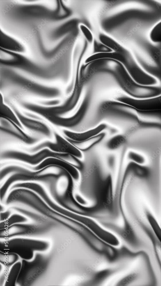 Liquid Metal, Animated liquid effect. Silver animated abstract ...