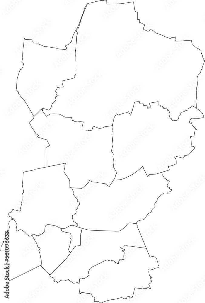 Fototapeta mapa świata dla dzieci White flat blank vector ... Fototapeta mapa świata dla dzieci White flat blank vector ...