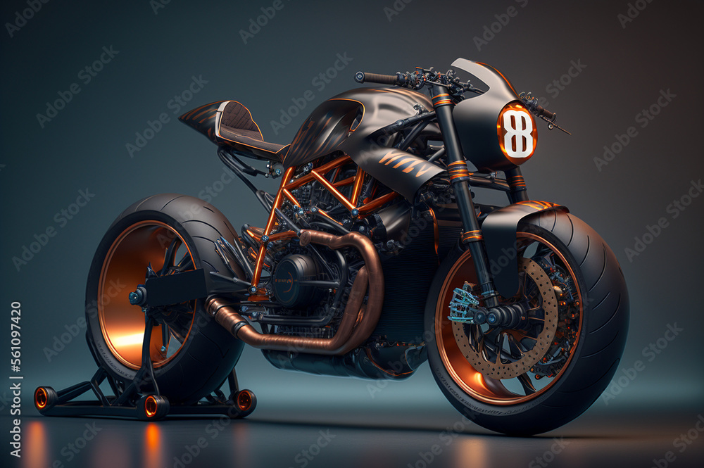 Ultimate custom Cafe Fighter, Cafe Racer Motorcycle. Created by ...