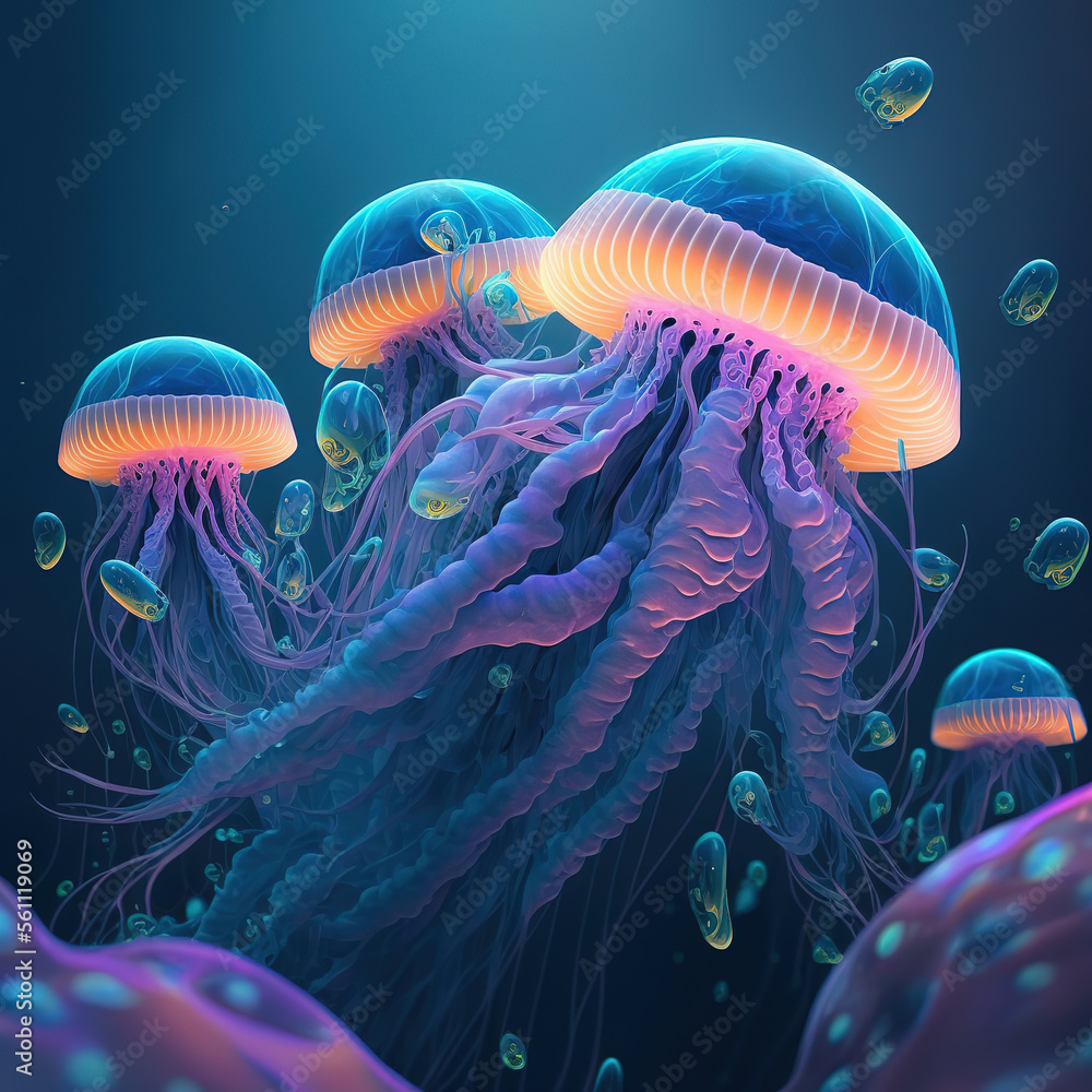 Marine Invertebrates Jellyfish