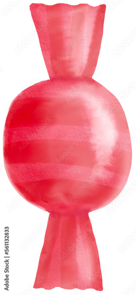 Watercolor Pink Shiny Candy Isolated Png. Stock Illustration | Adobe Stock