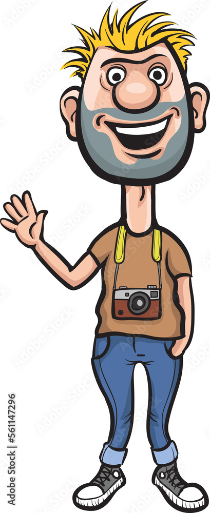 cartoon hipster character kit - PNG image with transparent background ...