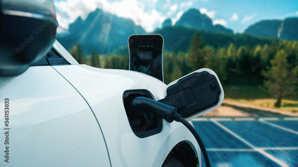 Concept of progressive future renewable and clean energy technology by ...