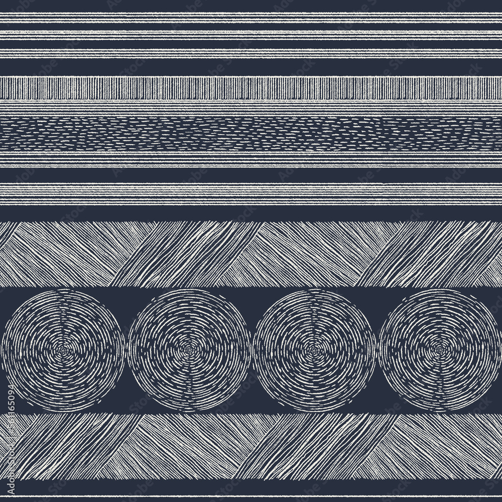 SEAMLESS HAND DRAWN STRIPE GEO TEXTURE PATTERN SWATCHES Stock Vector ...