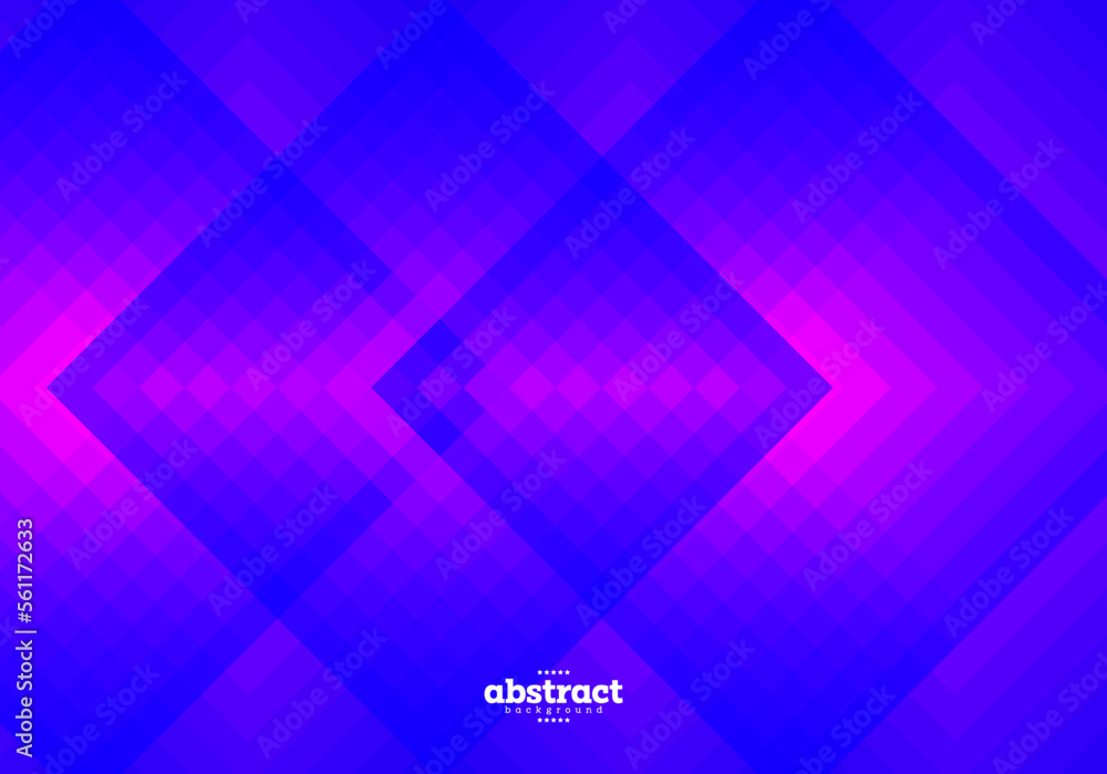 diamond square with vibrant violet geometry art design shape abstract ...