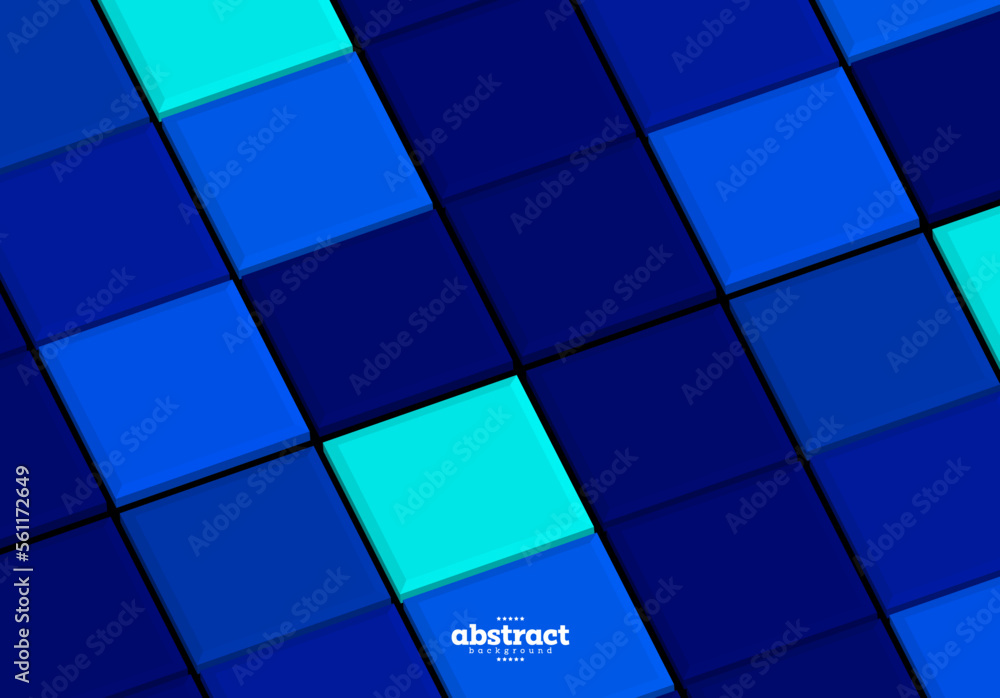 square pool tile gradient blue marine theme background for website UI ...
