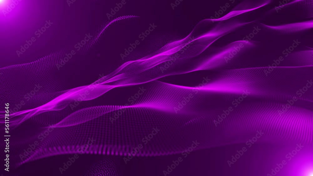 purple beautiful themed particle form, futuristic neon graphic ...