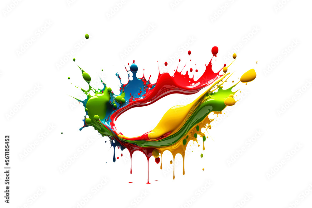 Paint splatter, isolated, transparent background, PNG Stock ...