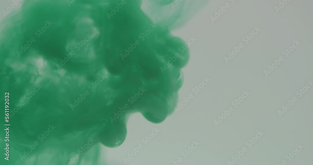 4K footage ,Color paint drops in water ,abstract color mix ,drop of Ink ...