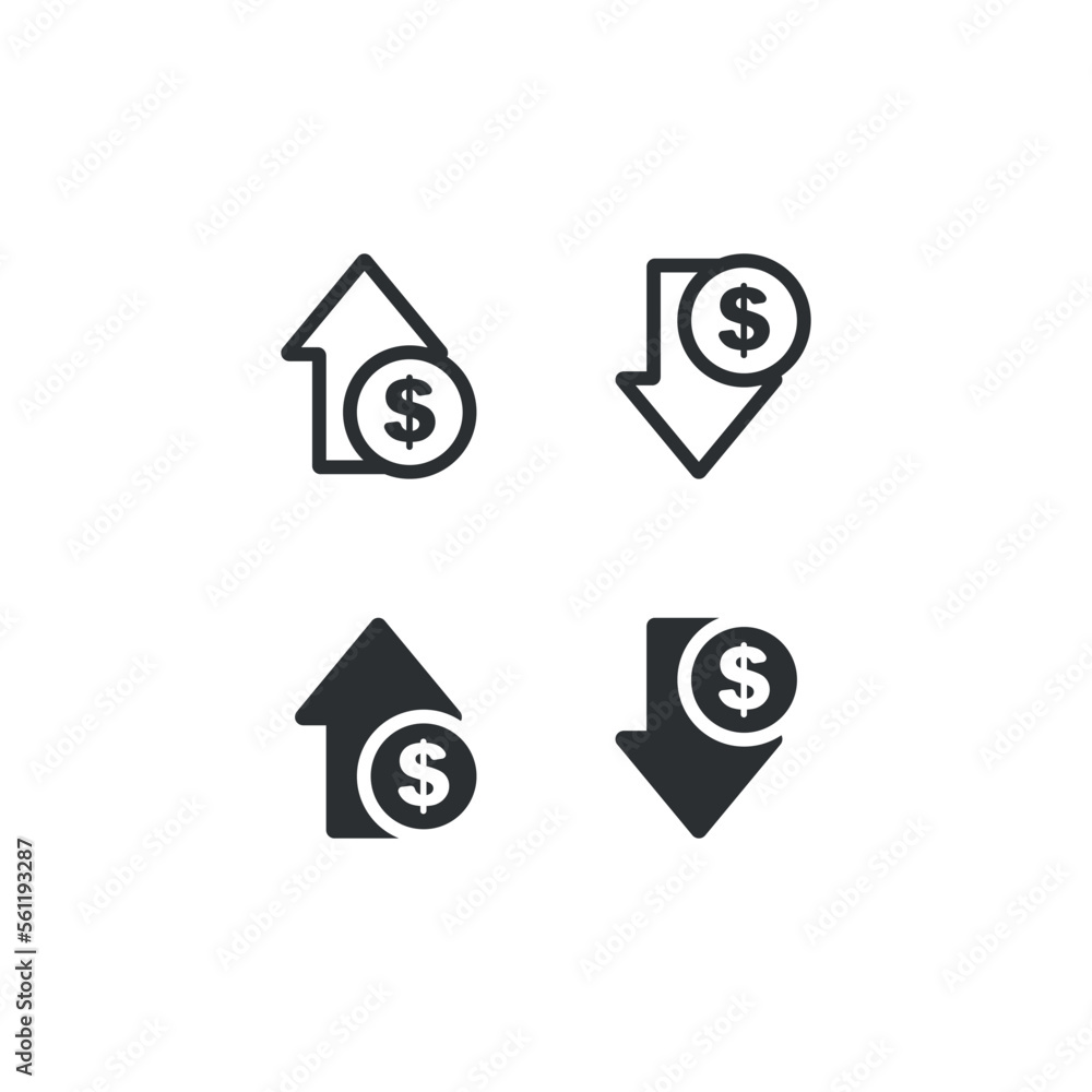 Decrease Arrow Black