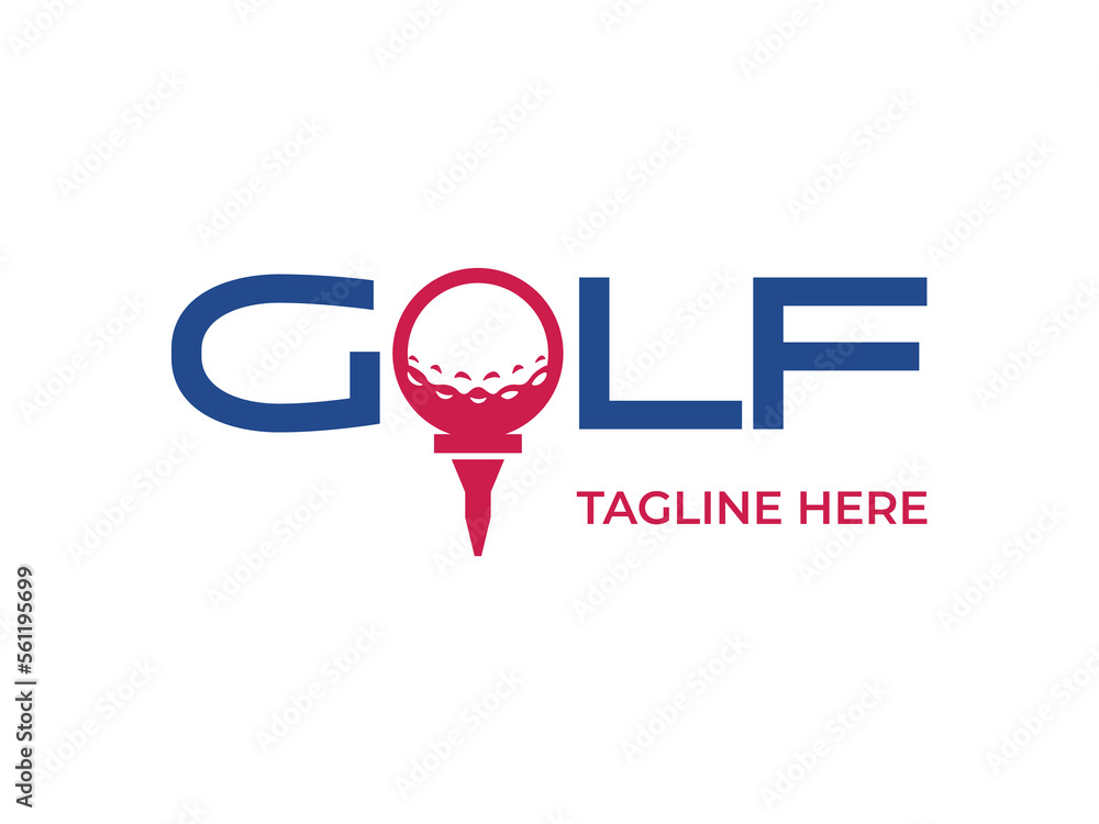 Golf club logo for golf tournaments, organizations and country clubs ...