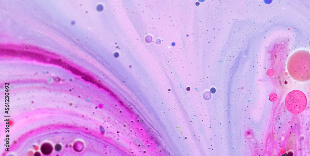 Liquid art style painted in oil. The colors of the ink are surprisingly ...