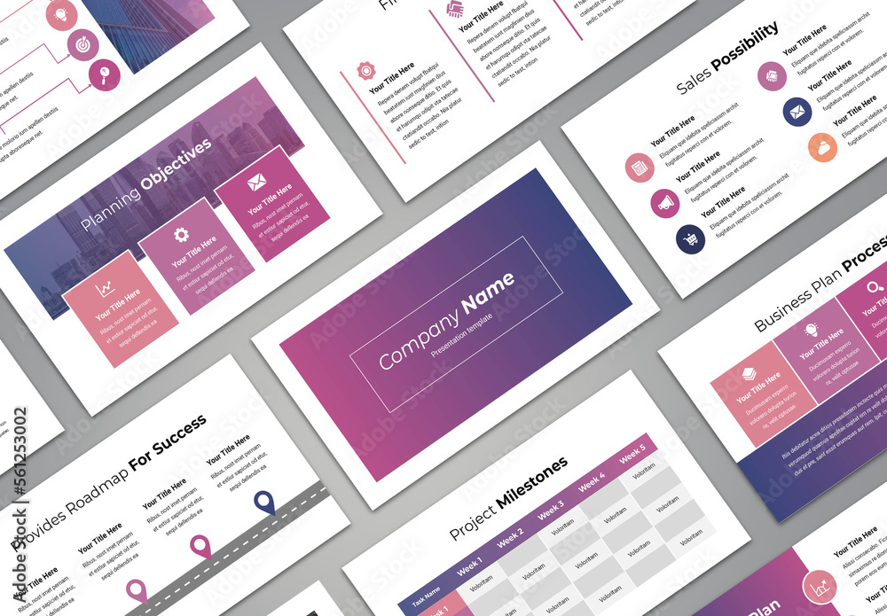 Creative Presentation Template Stock Template | Adobe Stock