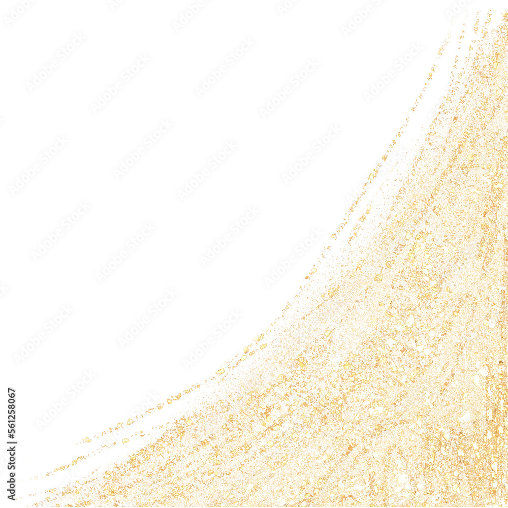 Gold glitter corner header and footer Stock Illustration | Adobe Stock