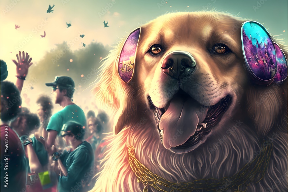 Get ready for a canine-themed EDM festival featuring dog DJs. The ...