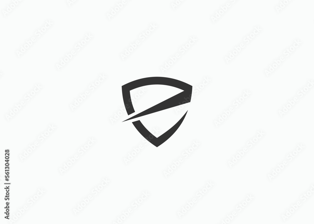 letter e shield logo design vector illustration template Stock Vector ...