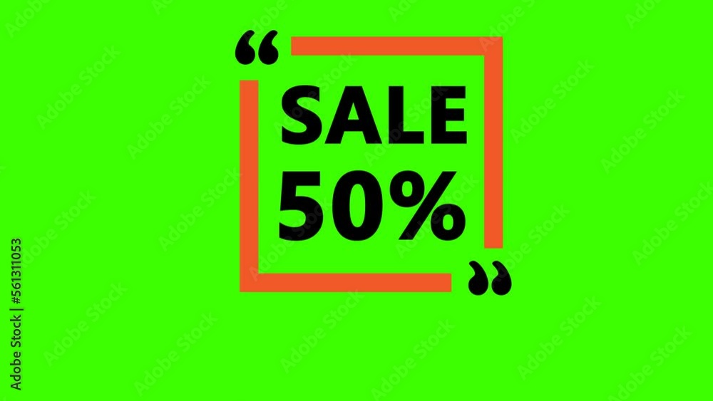 sale ,special offer motion graphic . green screen animation,mega sale ...