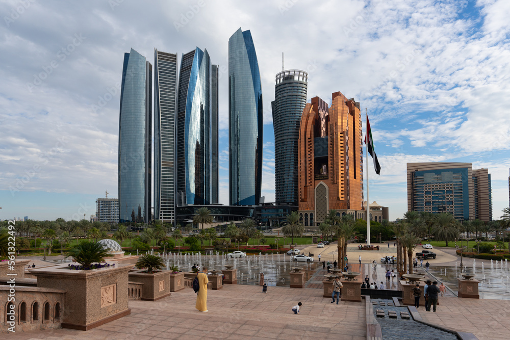 Abu Dhabi Emirates Towers Stock Photo | Adobe Stock