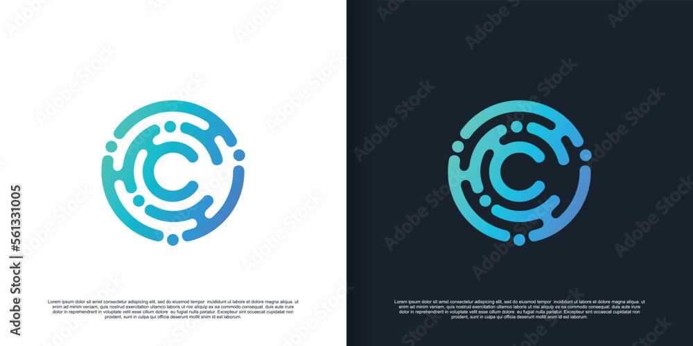 Vector set of company logo design ideas Premium Vector Stock Vector ...