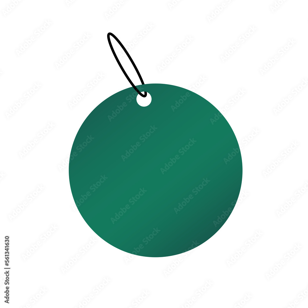 green banner tag circle Stock Illustration | Adobe Stock