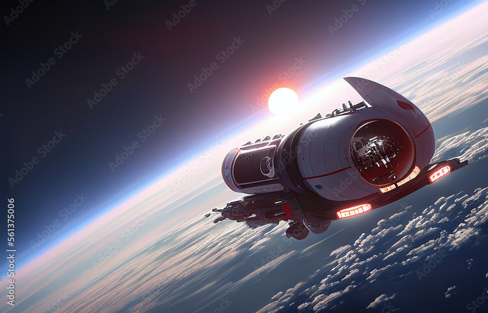 Jupiter planet, giant gas planet and its ocean-bearing moons, AI ...