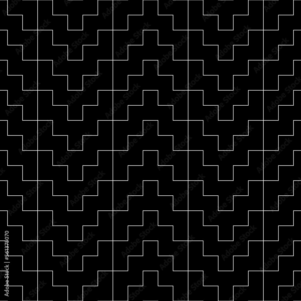 Seamless manji pattern. Interlocking chevrons background. Oriental ...