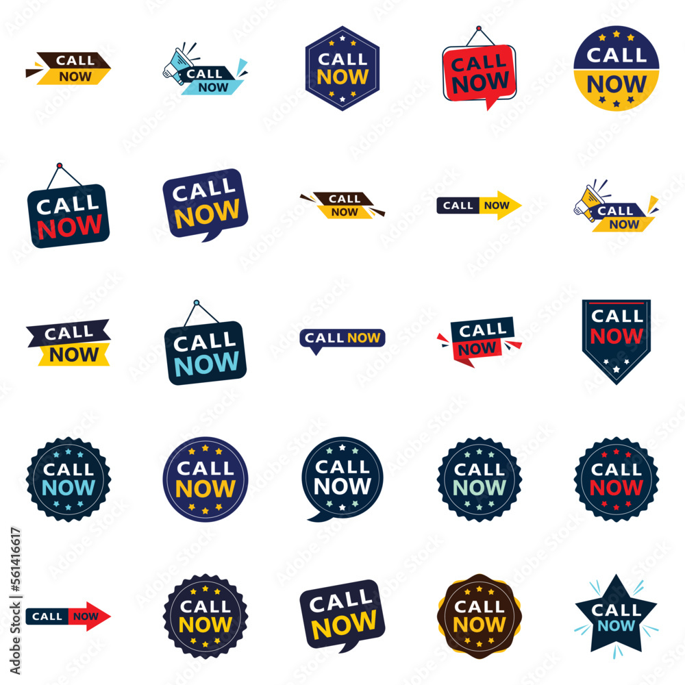 Call Now 25 Fresh Typographic Designs for an updated call to action ...