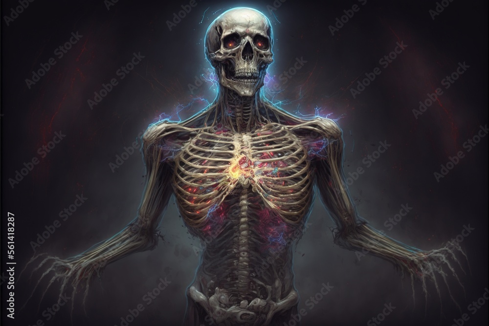 The undead ripped the chest to release the evil power inside. The ...