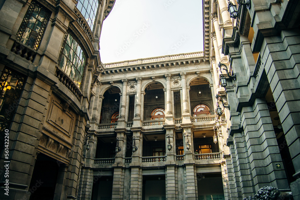 Mexico City, Mexico - sep 2022 Interior of Museo Nacional de Arte ...