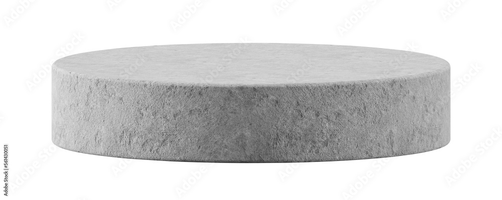 Gray concrete stone podium stage advertising platform 3d png background ...