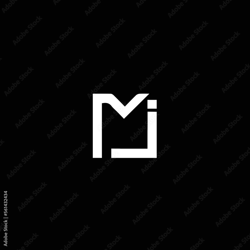 MJ MJ Logo Design, Creative Minimal Letter MJ MJ Monogram Stock Vector ...