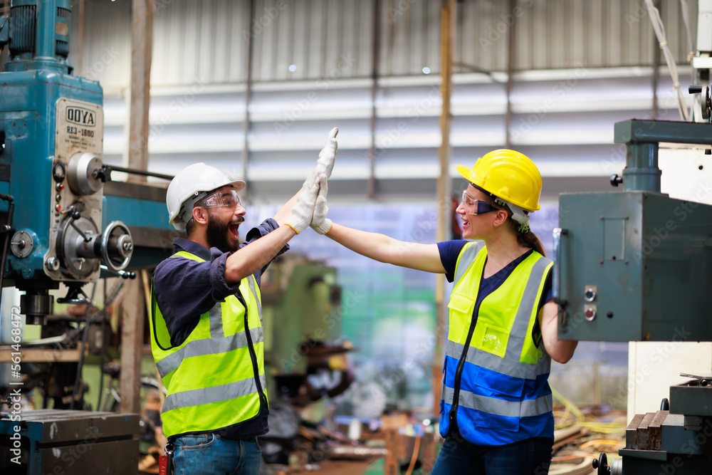 Unity and teamwork concept. team standing hands together. Professional ...