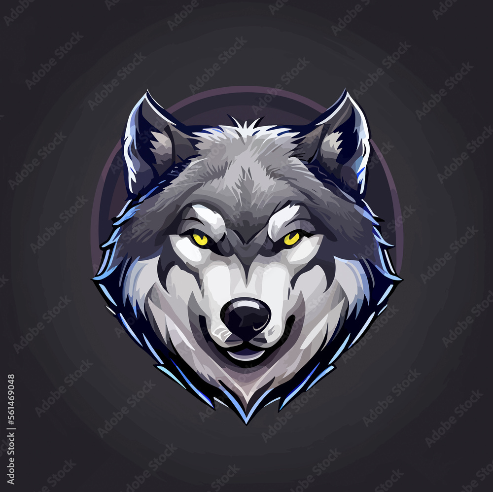 wolf vector icon illustration, wolf animation Stock Illustration ...