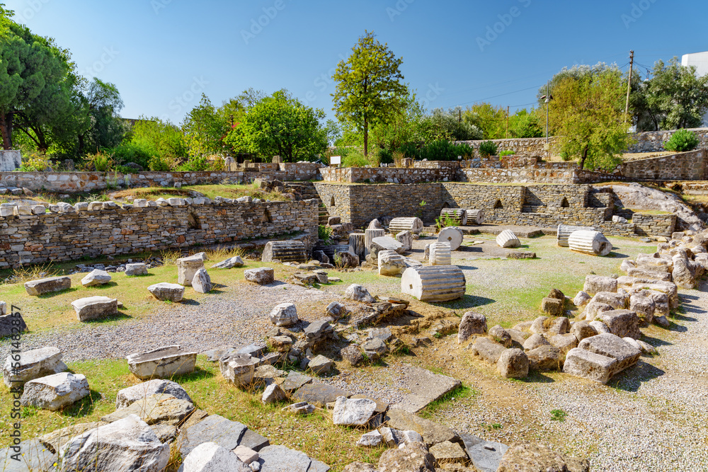 The Mausoleum At Halicarnassus Ruins